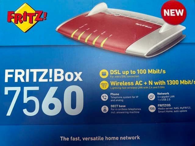 FRITZ!Box 7560 WLAN Router (Gebraucht) in Volketswil für CHF 20 – mit ...