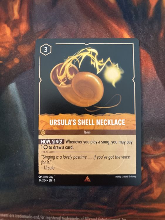 Lorcana Disney Ursula’s Shell Necklace ENG (Neu und originalverpackt ...