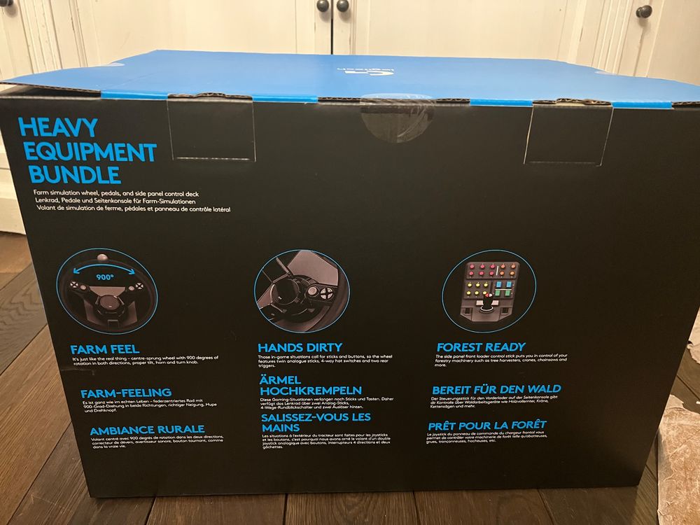 Logitech HEAVY EQUIPMENT BUNDLE Simulation Wheel, Pedals and | Kaufen ...