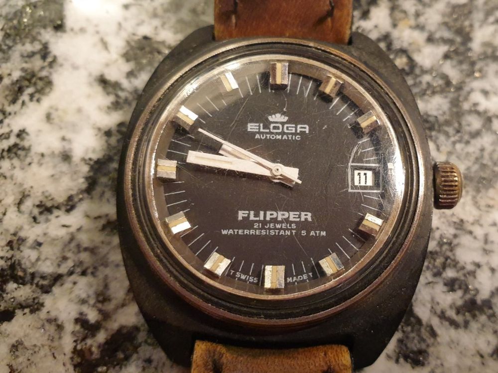Montre ELOGA Automatic Flipper Vintage | Kaufen auf Ricardo