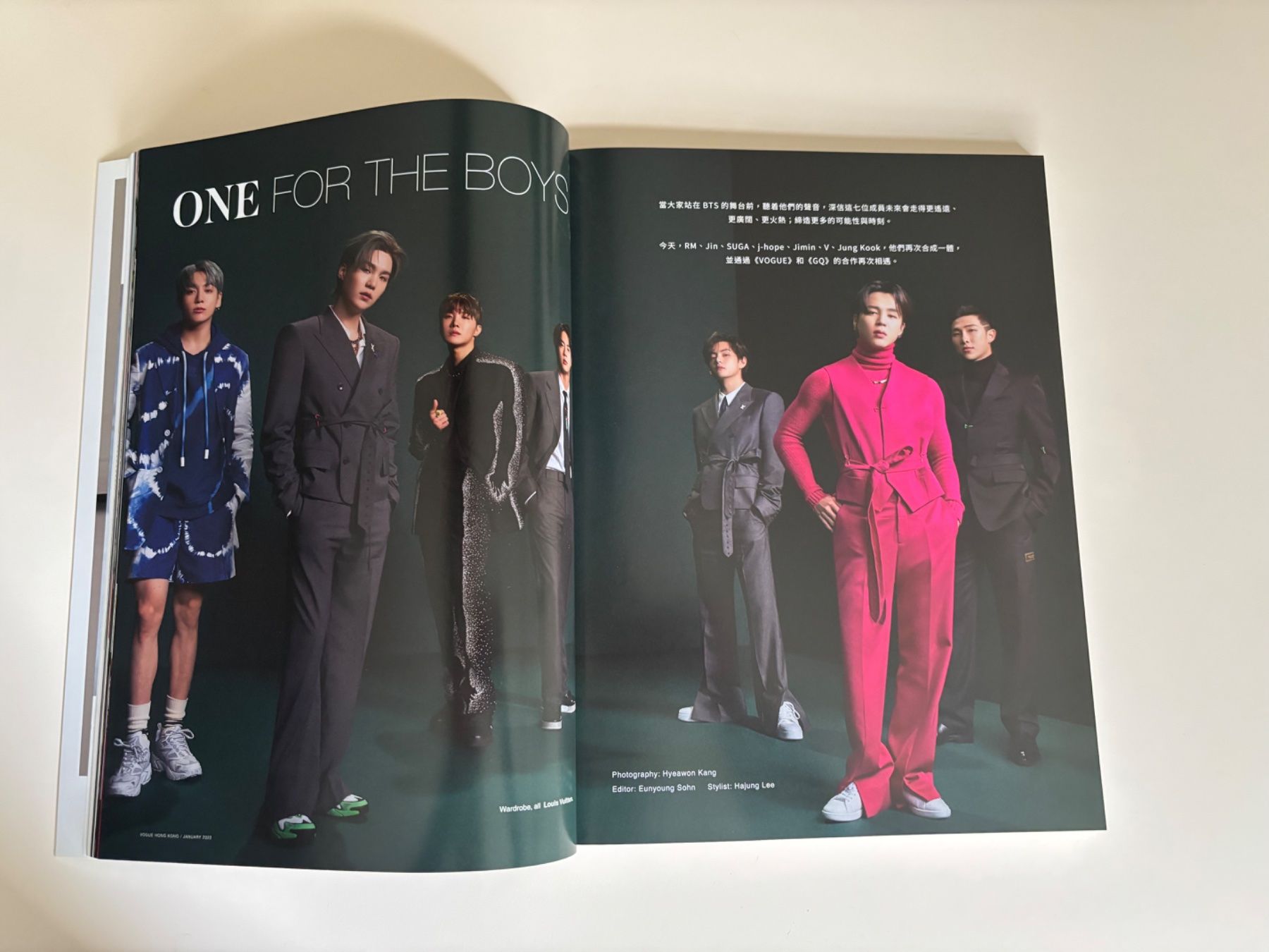 BTS Magazine Vogue Hong Kong Janvier 2022 (Neuf avec emballage d ...