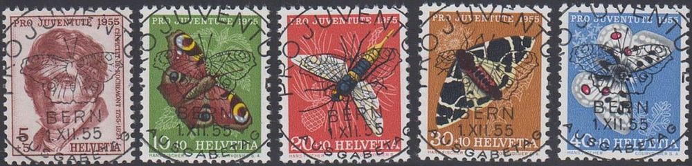 1955: Kompl. Serie SCHMETTERLINGE mit ET-VOLL/+Gummi! | Kaufen auf Ricardo