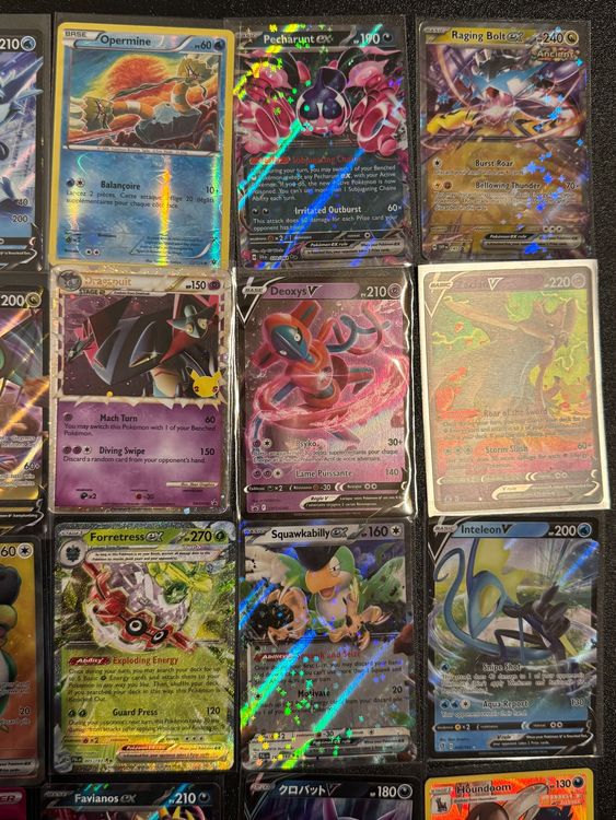 45 Cartes POKEMON - ULTRAS RARES /RARES / EX/ FULL ART (AR) (D'occasion ...