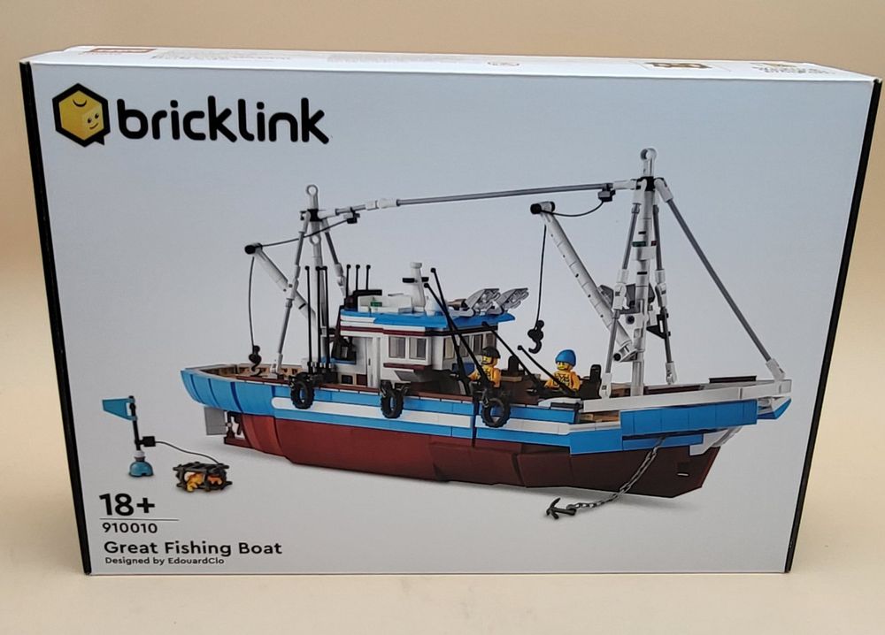 Lego Bricklink 910010 Great Fishing Boat großer Fischkutter (Neu und ...