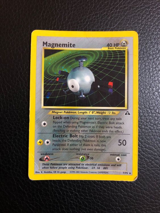 Neo Discovery Magnemite Holo 7/75 Ab 1 (Gebraucht) in Paradiso für CHF ...