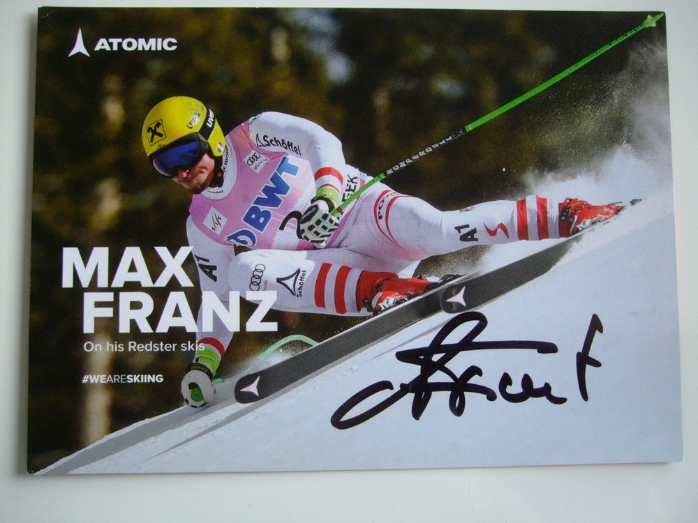 MAX FRANZ (AUT) SKISTAR AUTOGRAMMKARTE (Gebraucht) in Schachen b. Reute ...