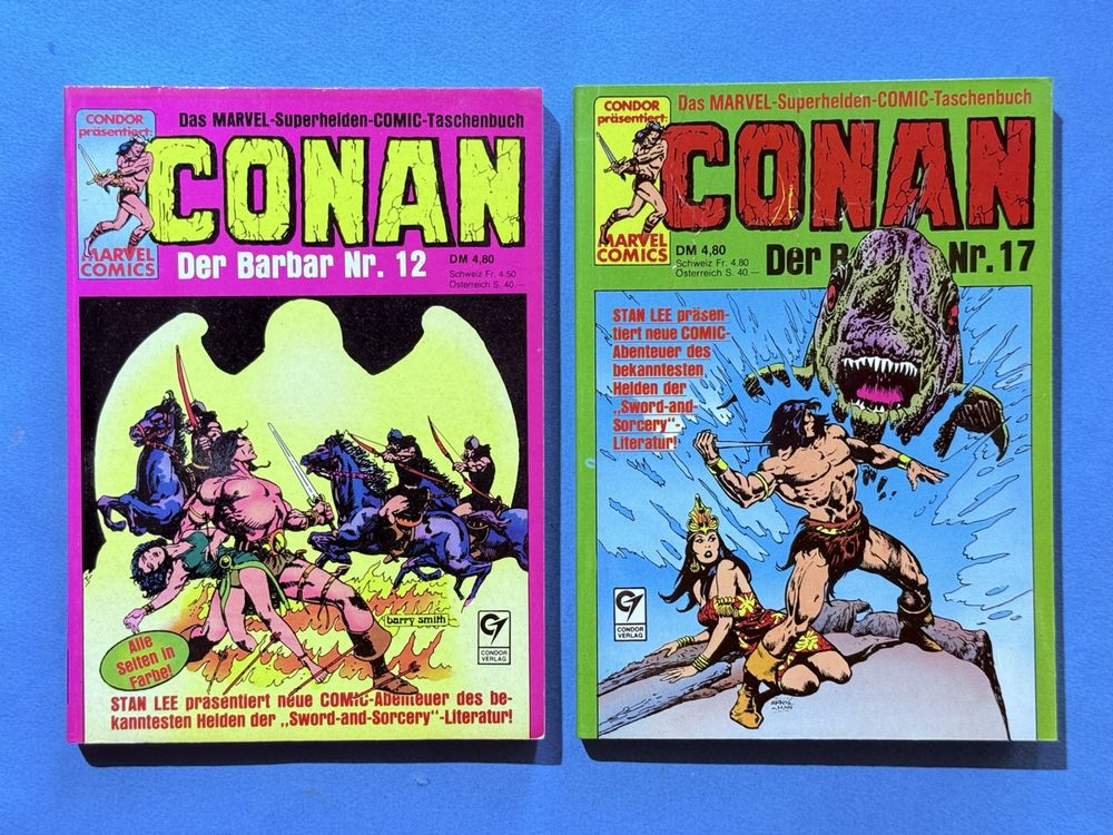 2 Conan Comics Nr. 12 & 17, Marvel Comics 👍 (Gebraucht) in Zuerich für ...