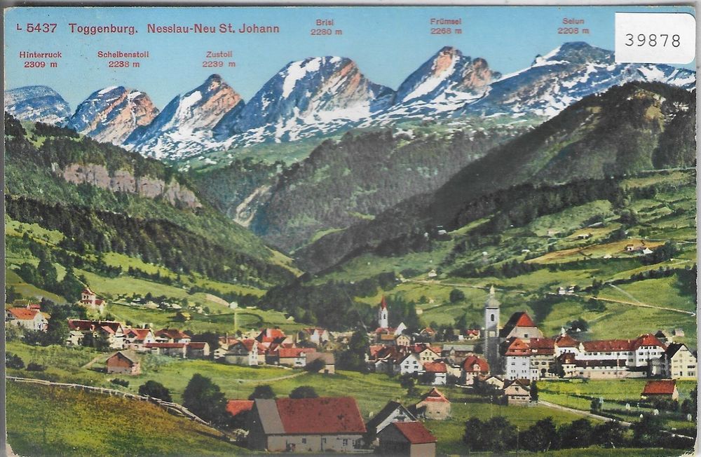 Toggenburg - Nesslau-Neu St. Johann - Litho (Gebraucht) in Ettingen für CHF 2 – mit Lieferung ...