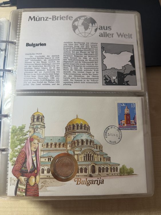 Münzbriefe aus aller Welt, 46 Seiten! Top Zustand! (Gebraucht) in ...