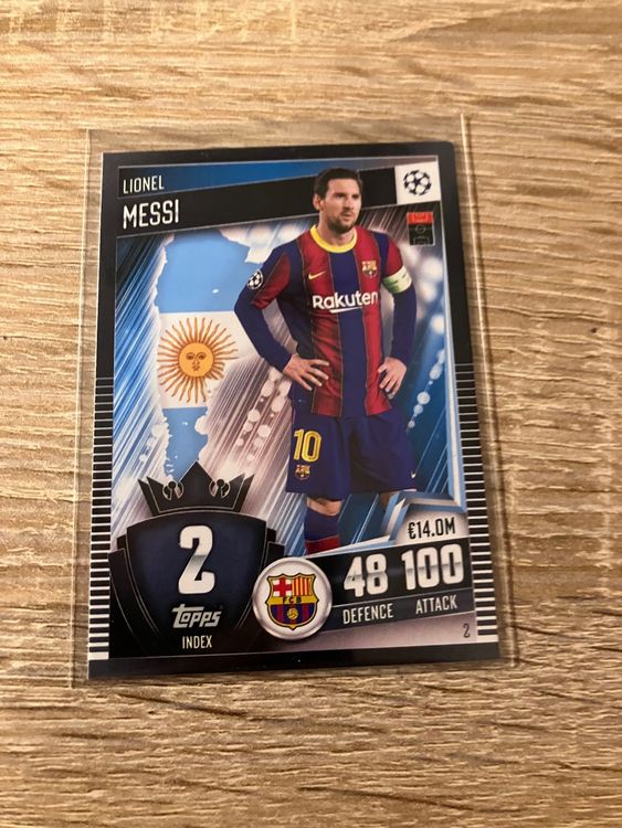 Topps Match Attax 101 2020-21 Lionel Messi Top Zustand (Neu (gemäss ...