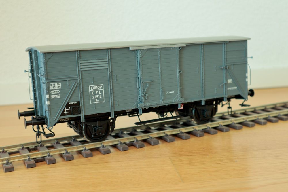 G10 gedeckter Güterwagen, RAL 7011, CFL, Kw Ep. IIIa, NEM (Gebraucht) in Wil SG für CHF 298 ...