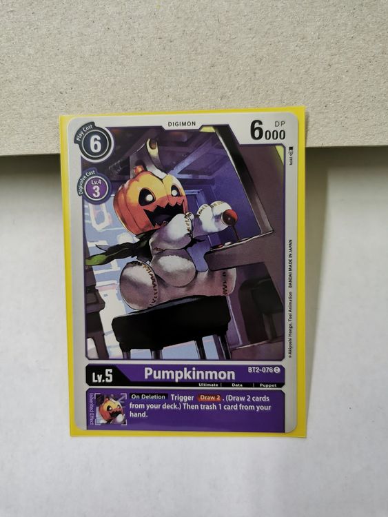 Digimon/Pumpkinmon BT2-076 – Common (Neu (gemäss Beschreibung)) in Sisseln AG für CHF 0.5 – mit ...