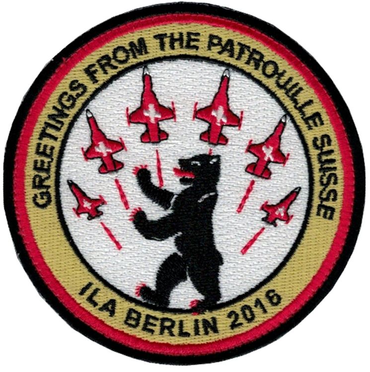 Patrouille Suisse ILA BERLIN 2016 mit Klett Stoff rar | Kaufen auf Ricardo