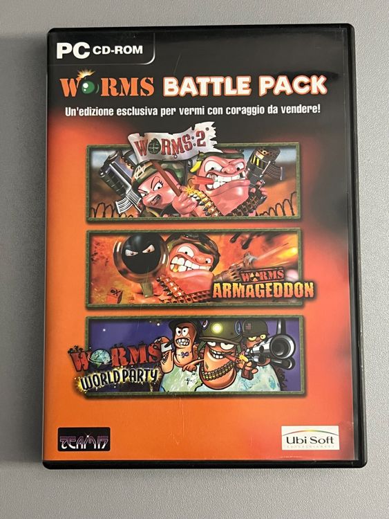 WORMS BATTLE PACK Worms 2, Armageddon, World Party PC GAMES (Gebraucht ...