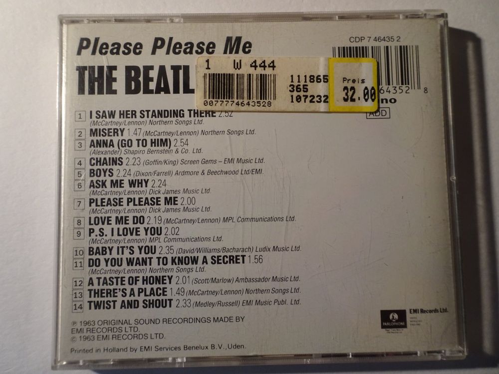 CD The Beatles Please Please Me (Gebraucht) in Schönenwerd für CHF 2 ...