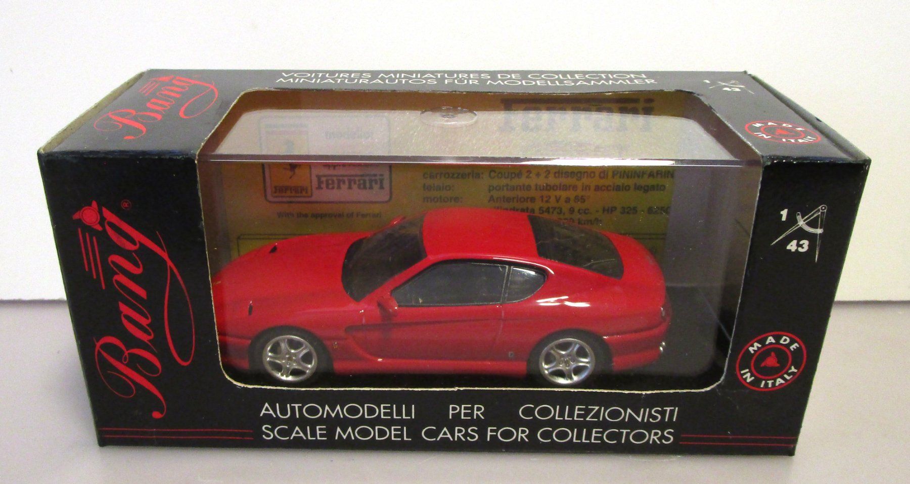 BANG FERRARI 456 GT PROVA - 8013 (Neu und originalverpackt) in Chêne ...