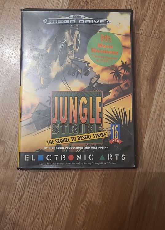 Sega Mega Drive Spiel: Jungle Strike (OVP) (Gebraucht) in Arisdorf für CHF 20 – nur Abholung auf ...