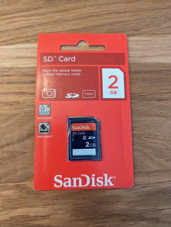 SD Karte 2 GB originalverpackt (Neu und originalverpackt) in Beckenried ...