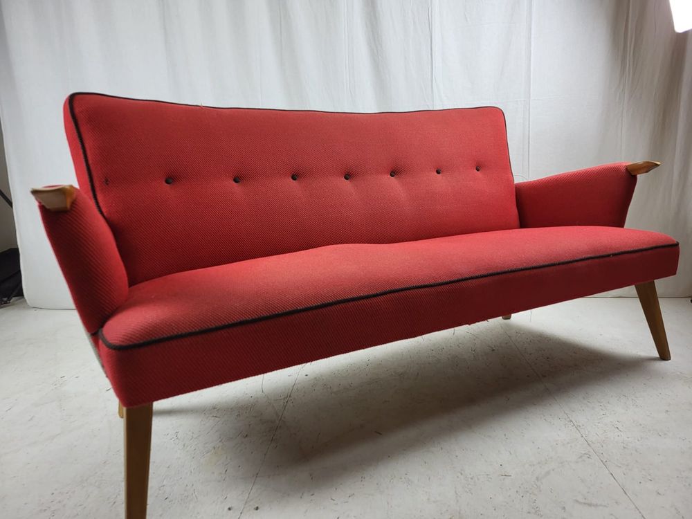 Vintage Sofa Couch rot (Gebraucht) in Hittnau für CHF 432 – nur ...