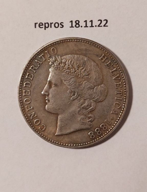 5 Franken 1888 (Replica) | Kaufen auf Ricardo