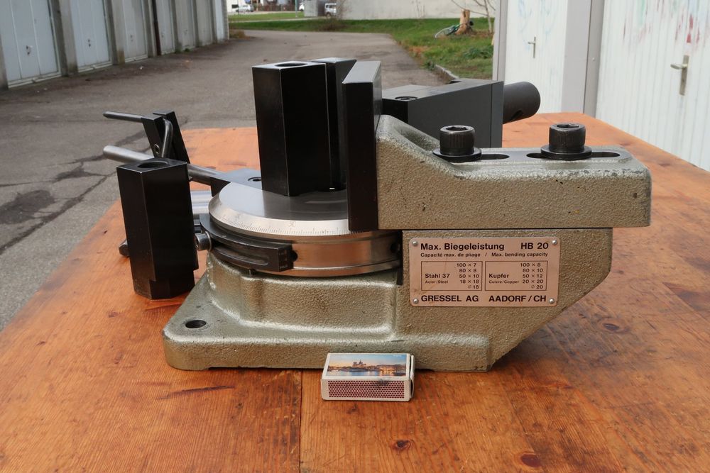 GRESSEL HB 20 Profilbiegeapparat (Gebraucht) in Biel/Bienne für CHF 1299 – nur Abholung auf ...