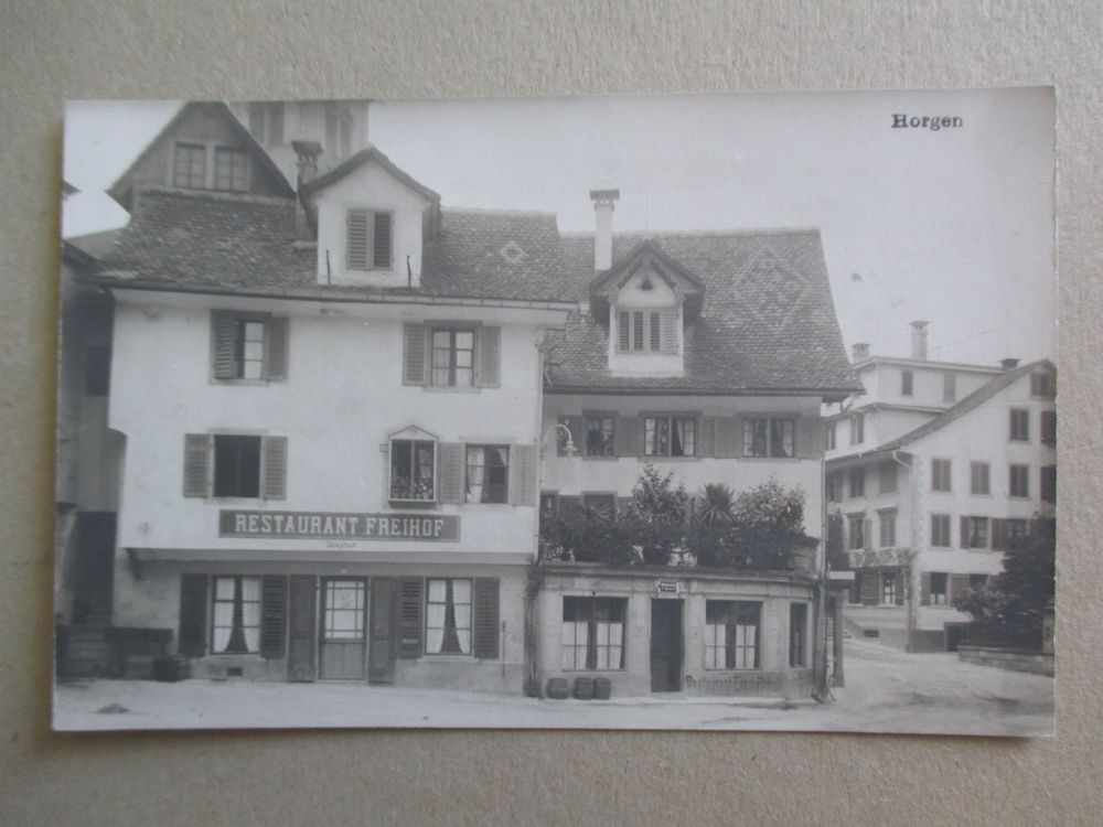 Echtfotokarte Horgen Restaurant Freihof (Gebraucht) in Obfelden für CHF ...