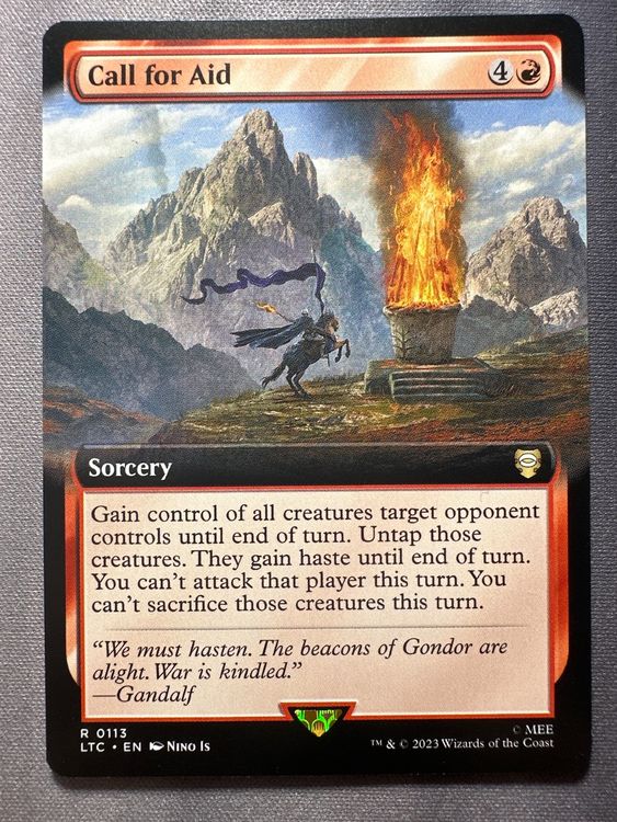 Call for Aid Variant 0113 Lord of the Rings (Neu (gemäss Beschreibung ...
