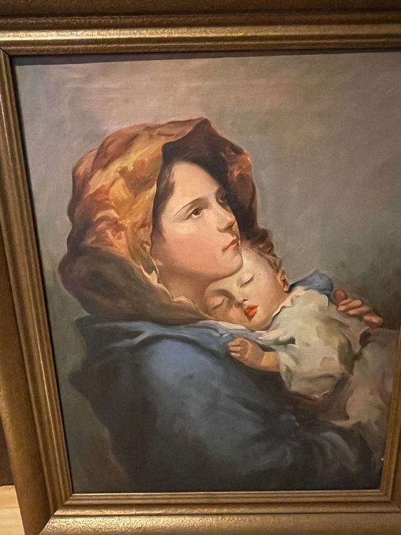 Altes, grosses Gemälde !! Maria und Jesuskind !!!!! (Gebraucht) in ...