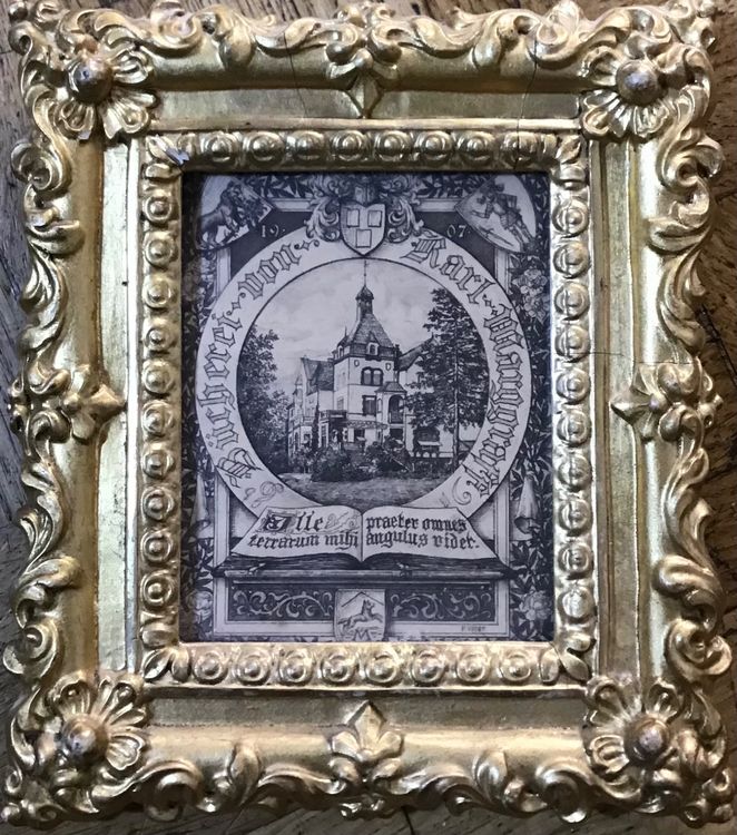 Paul VOIGT (1859-1924) Kupferstich mit sehr Schöne Rahme | Kaufen auf Ricardo