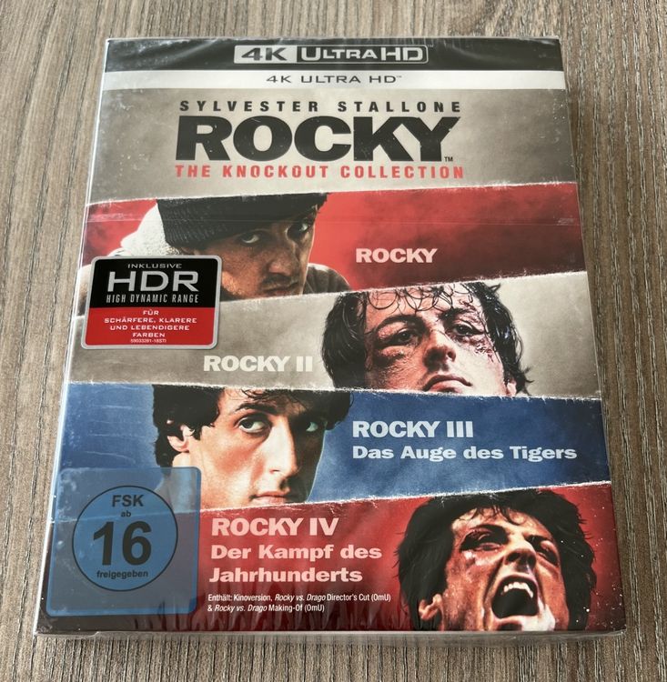 Rocky - The Knockout Collection (Teil 1 - 4) UHD / 4K | Kaufen auf Ricardo