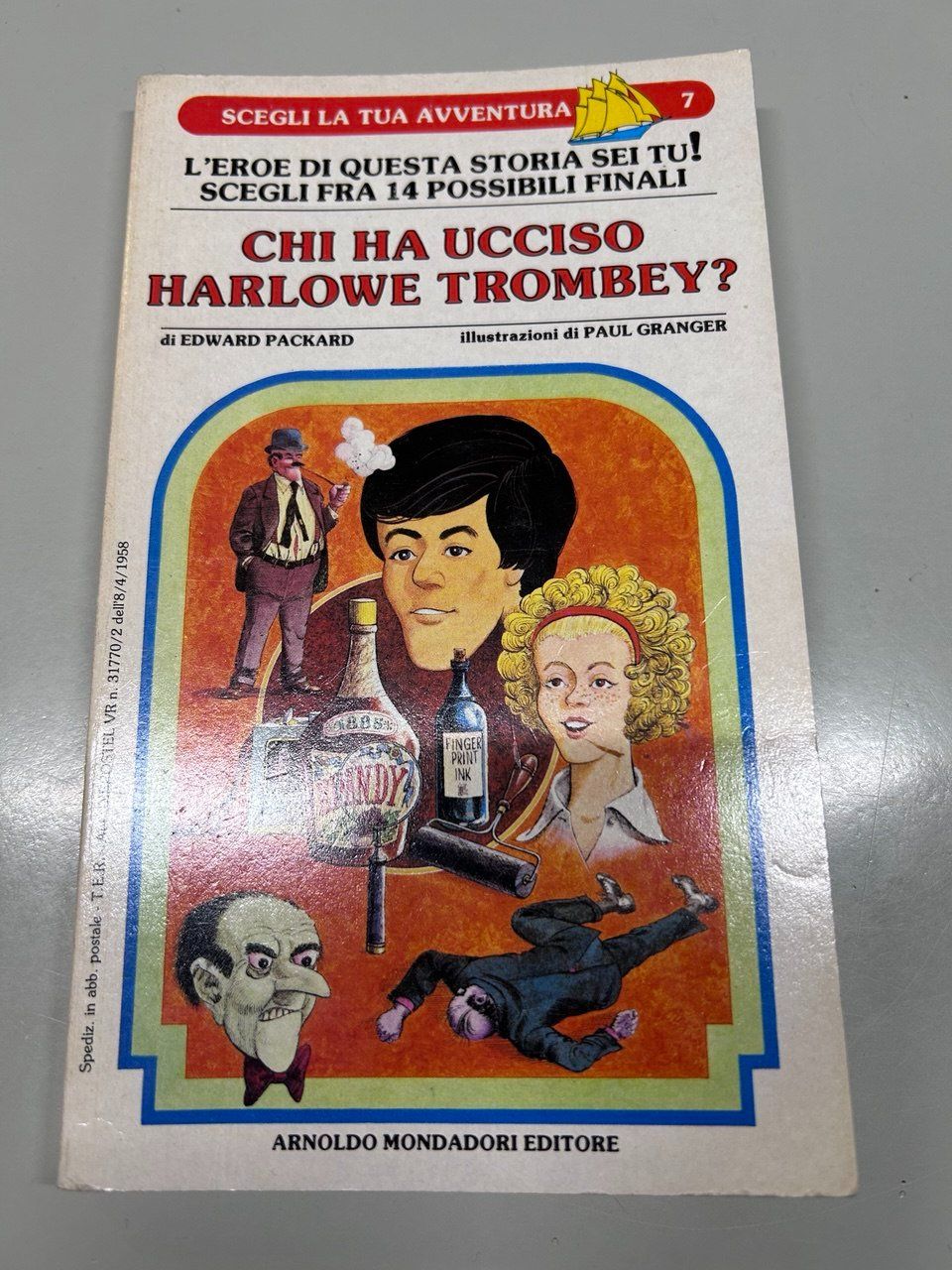 N. 7 "Chi ha ucciso Harlowe Trombey?" - Edward Packard 1987 (Usato) a ...