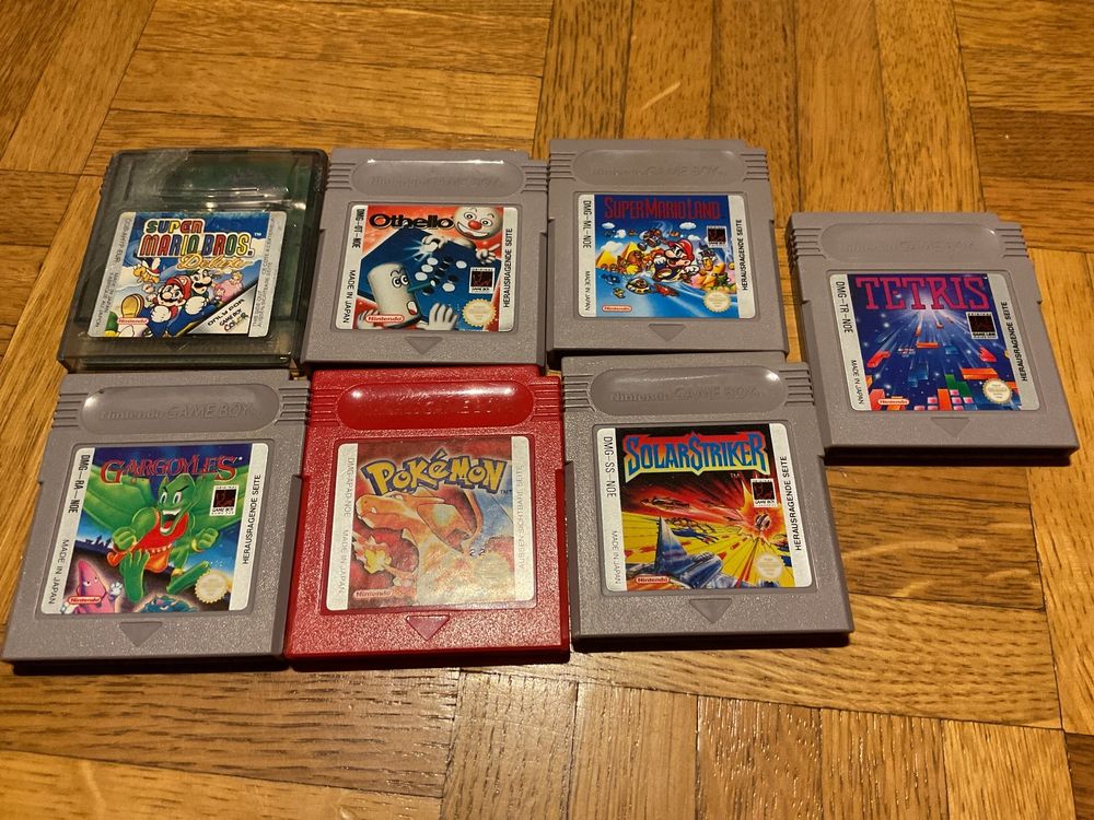 7 Gameboy : Pokemon, Super MarioLand & Bros, Gargoyles Ques | Kaufen ...