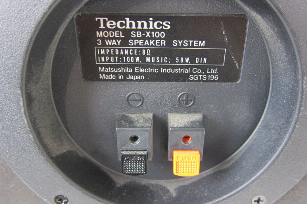 Technics - SB-X100 - High End Lautsprecher (Gebraucht) in Fahrweid für ...