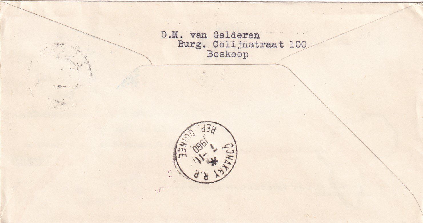 Erstflug KLM Amsterdam - Conakry (Guinea) 1960 (Gebraucht) in Baar für ...