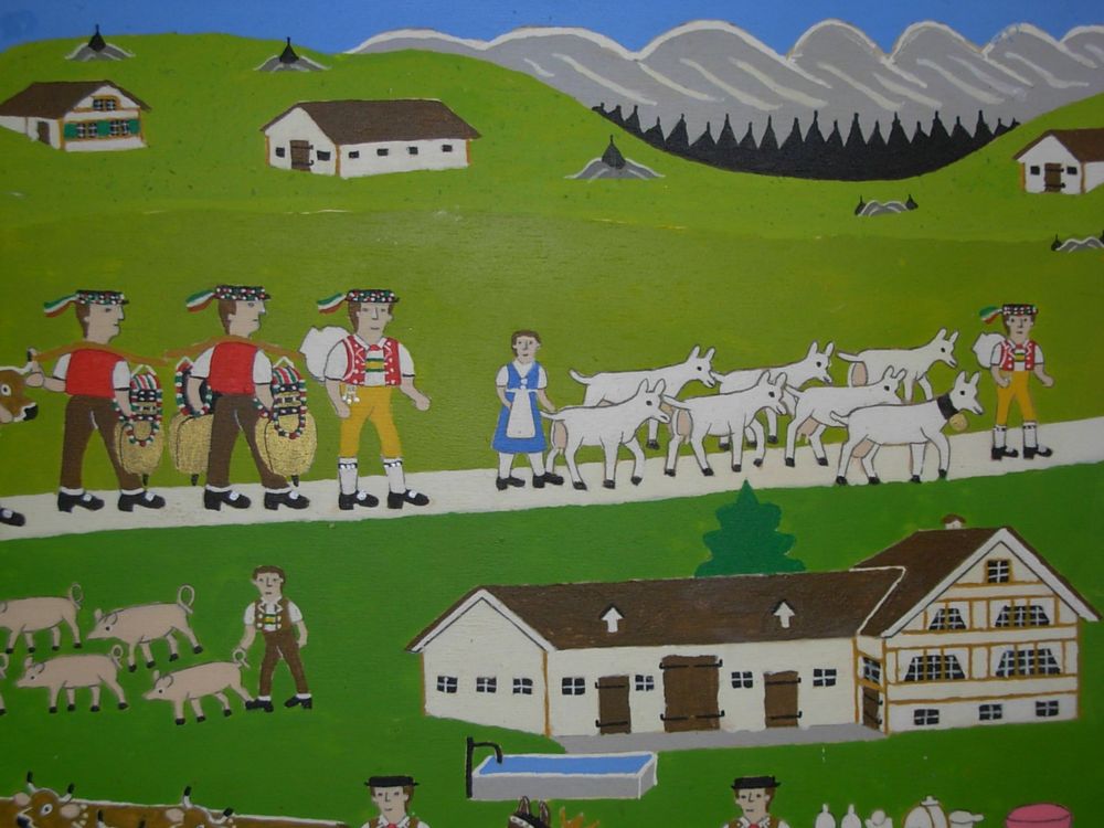 Bauernmalerei Josef Oertle | Kaufen auf Ricardo