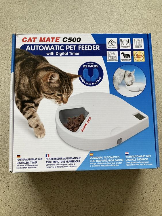 Automatischer Futterautomat für Katze, CAT MATE C500 | Kaufen auf Ricardo