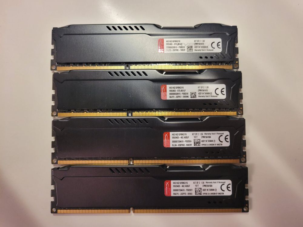 HyperX Fury 4x8GB DDR3 Ram 1600MHZ | Kaufen auf Ricardo