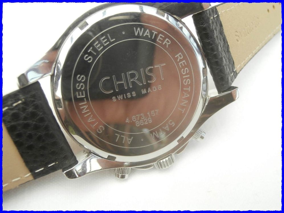 CHRIST Chronograph - mit edlem Uhrwerk - wie neu (Neu (gemäss ...