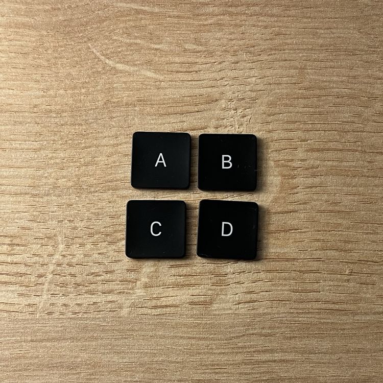 Originale MacBook Pro 2020 M1 Butterfly Key Caps: A, B, C, D (Gebraucht ...