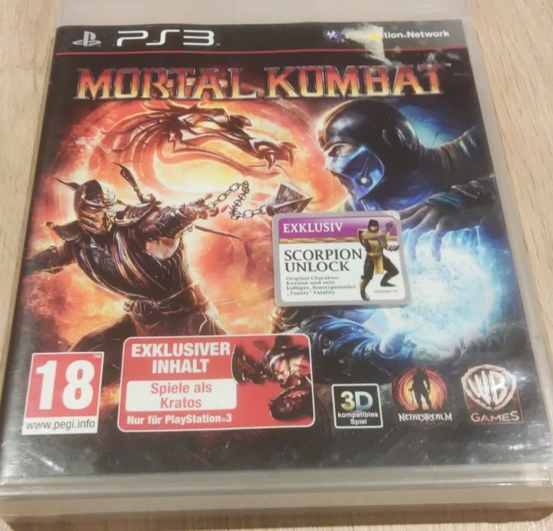 Mortal Kombat - Playstation 3 (PS3) (Gebraucht) in Oberembrach für CHF ...