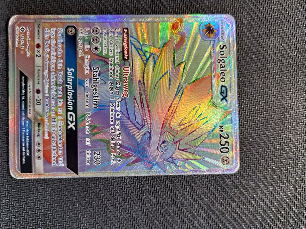 Pokemon - Solgaleo GX Rainbow | Kaufen auf Ricardo