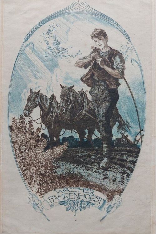 Exlibris Alfred Soder - Original Radierung (1914) (Gebraucht) in ...