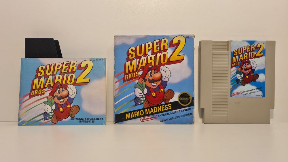 Super Mario Bros. 2 - CIB / ASIAN Version Nintendo NES (Gebraucht) in ...