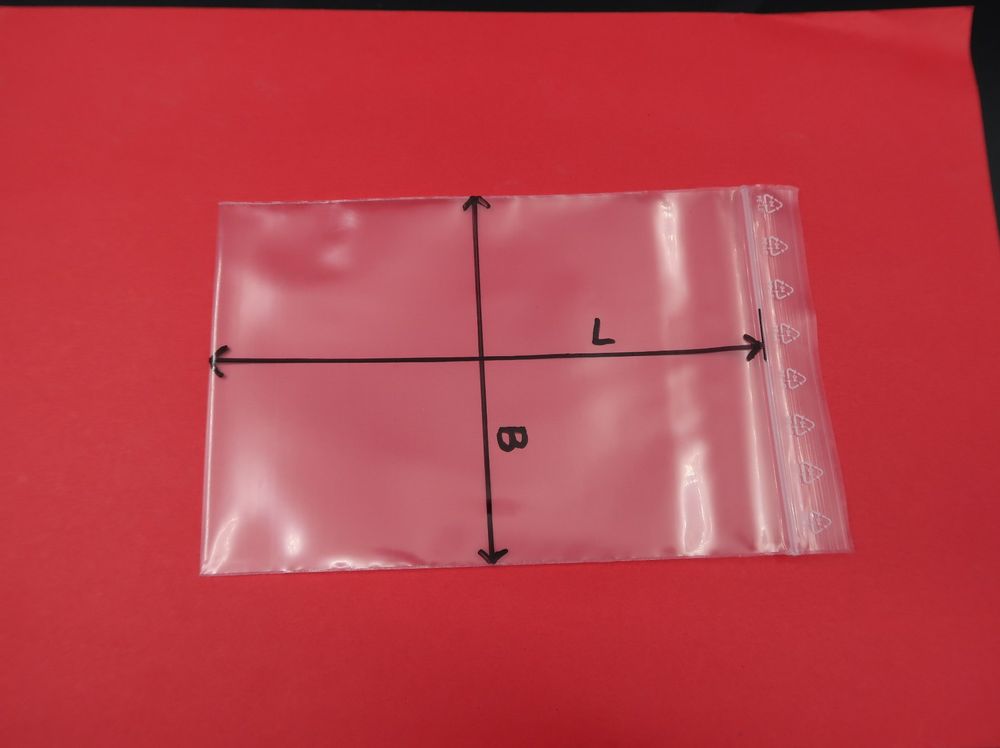 100 Stück Druckverschlussbeutel Minigrip 60 x 80 mm (Neu und ...