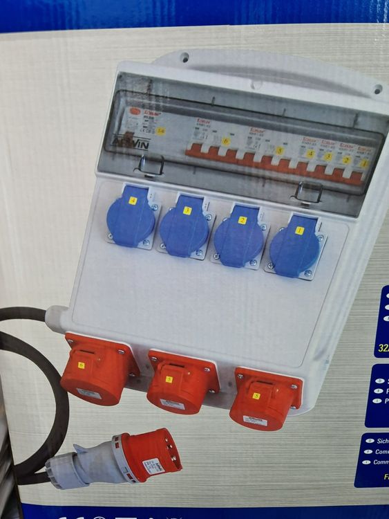 Stromverteiler / Baustromverteiler / CEE 32 (Neu und originalverpackt ...