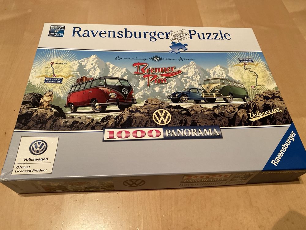 Ravensburger Puzzle 1000 Teile Panorama VW Bus (Gebraucht) in Basel für ...