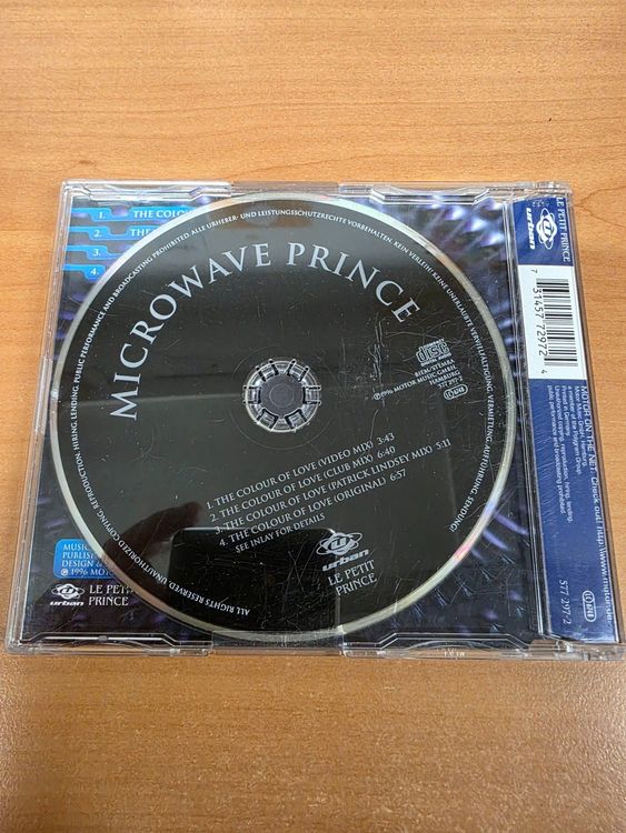 CD Single - Microwave Prince – The Colour Of Love (Gebraucht) in ...