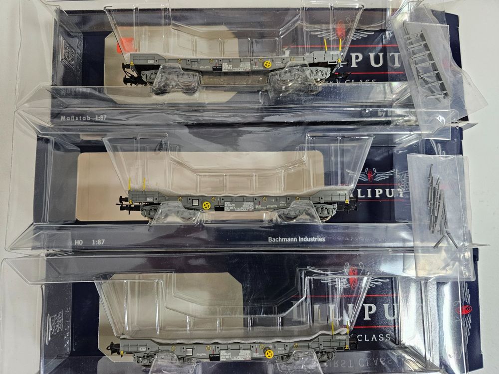 Liliput L225704 X 3 wagons Panzertransporter CFF dès1.-fr (Gebraucht) in bassecourt für CHF 61 ...