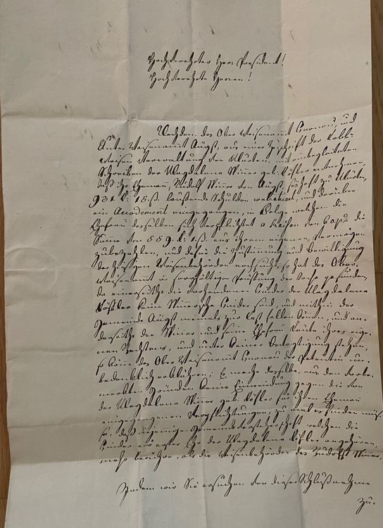 Antike Handgeschriebene Brief mit Stempfel (Gebraucht) in Root für CHF ...