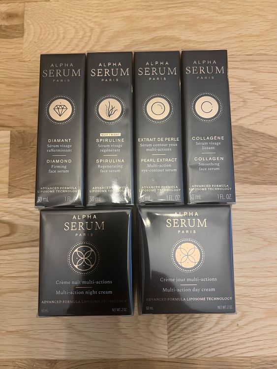 ALPHA Hyaluron Gesicht Creme und Serum pro Stk 40.- NP 220.- (Gebraucht ...